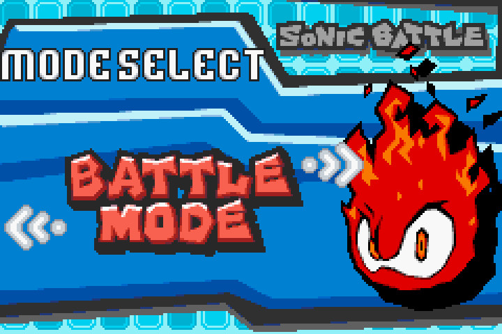 Sonic Advance themed menu elements Mod for Sonic Battle | SB Mods
