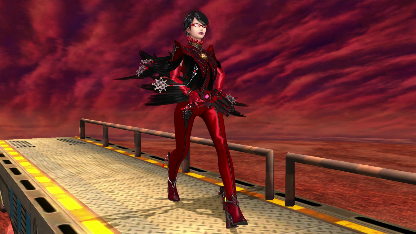 Red And Black Bayonetta Mod for Super Smash Bros. (Wii U) | SSB4U Mods