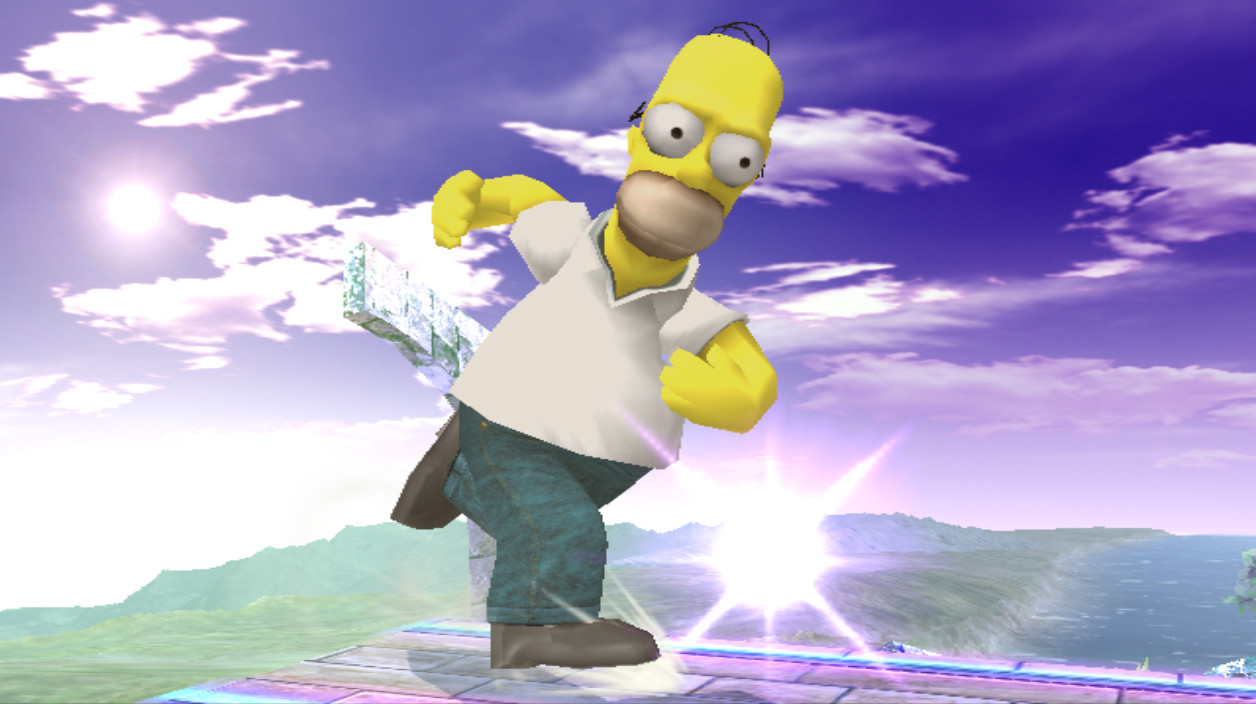 Homer Simpson Mod for Super Smash Bros. Brawl | Brawl Mods