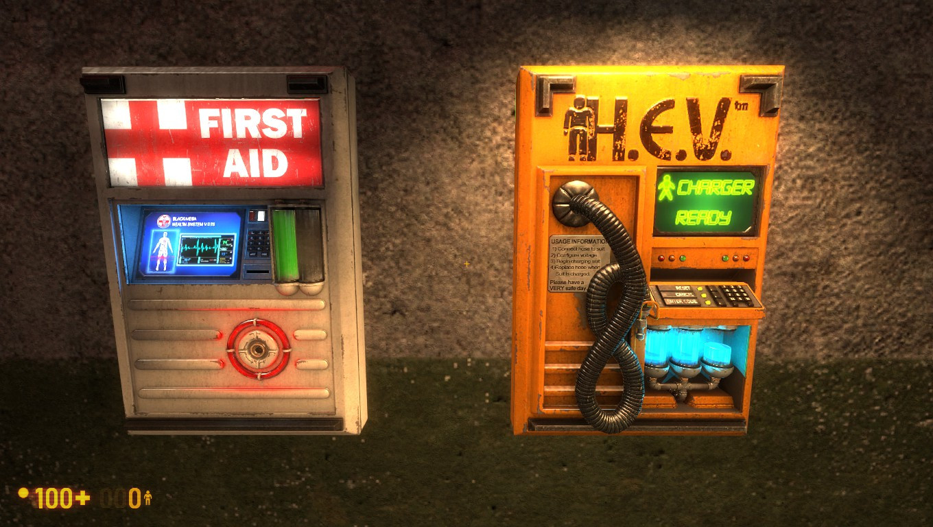 Classic Health and Hev Chargers. Mod for Black Mesa | BM Mods