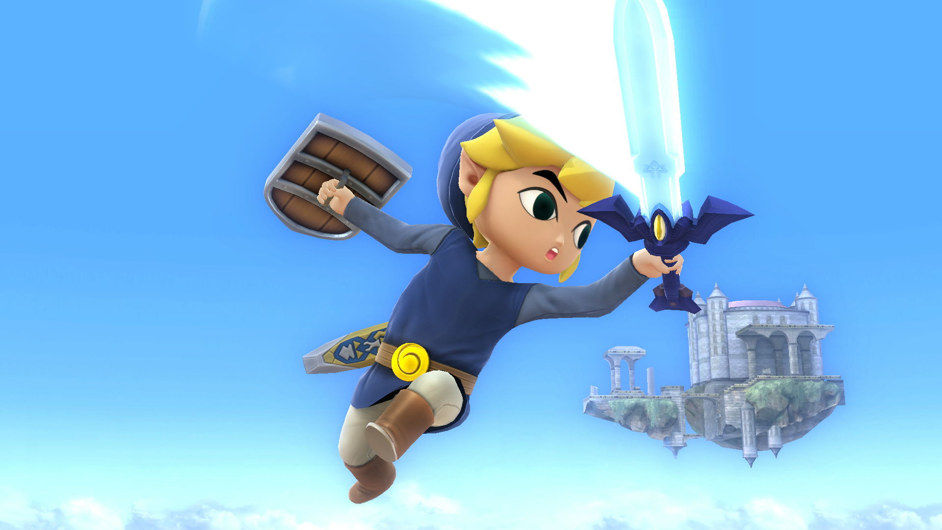 Dark Blue Toon Link [Super Smash Bros. (Wii U)] [Mods]