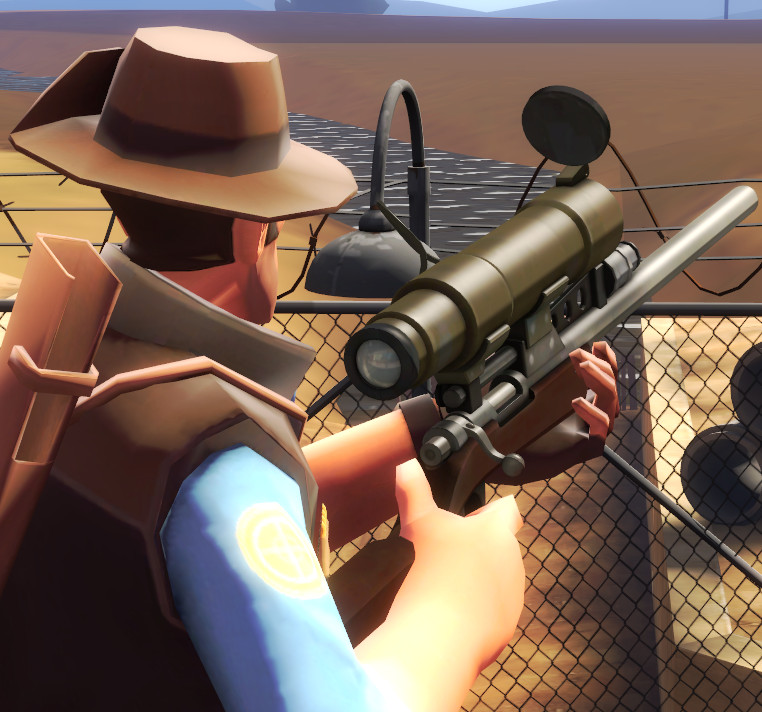 Old Viewmodel Style Sniper Rifle Mod for Team Fortress 2 | TF2 Mods