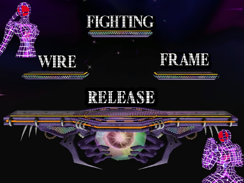 Fighting Wireframes [Super Smash Bros. (Wii U)] [Mods]
