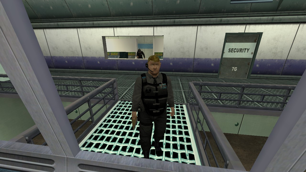 Black Security guards Mod for Half-Life: Blue Shift | HL:BS Mods