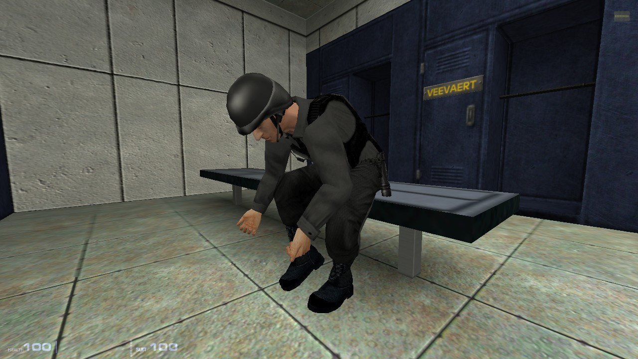 Black Security guards Mod for Half-Life: Blue Shift | HL:BS Mods