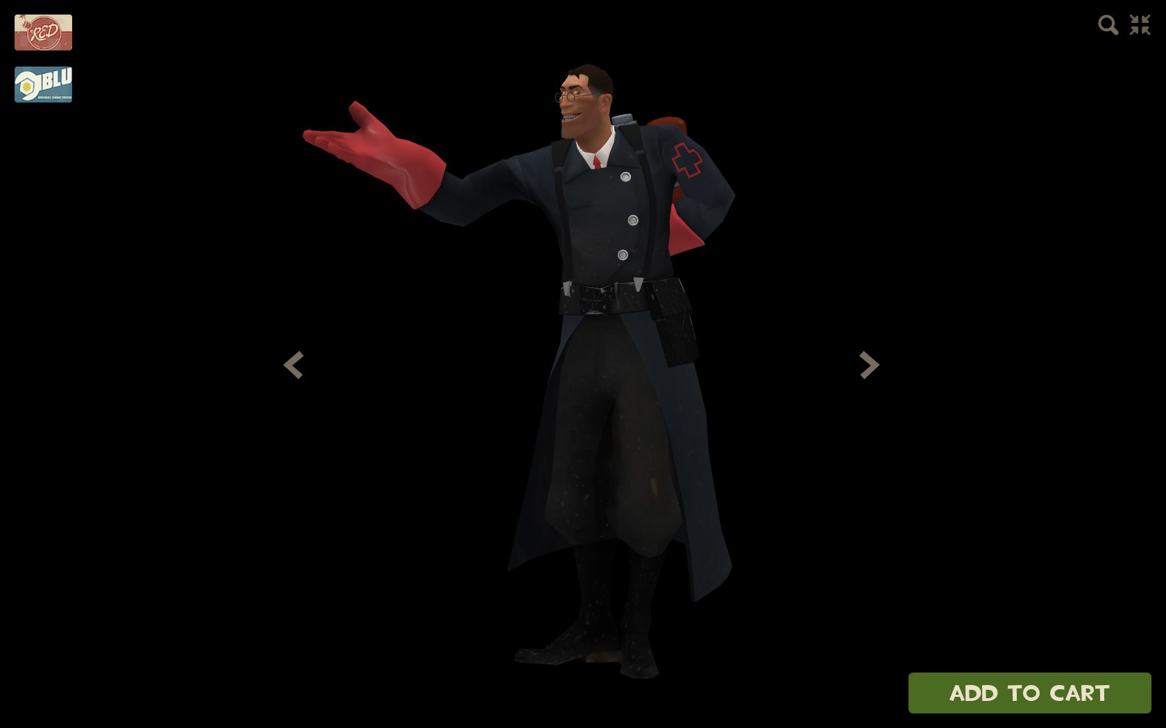 Dark medic skin [Team Fortress 2] [Mods]