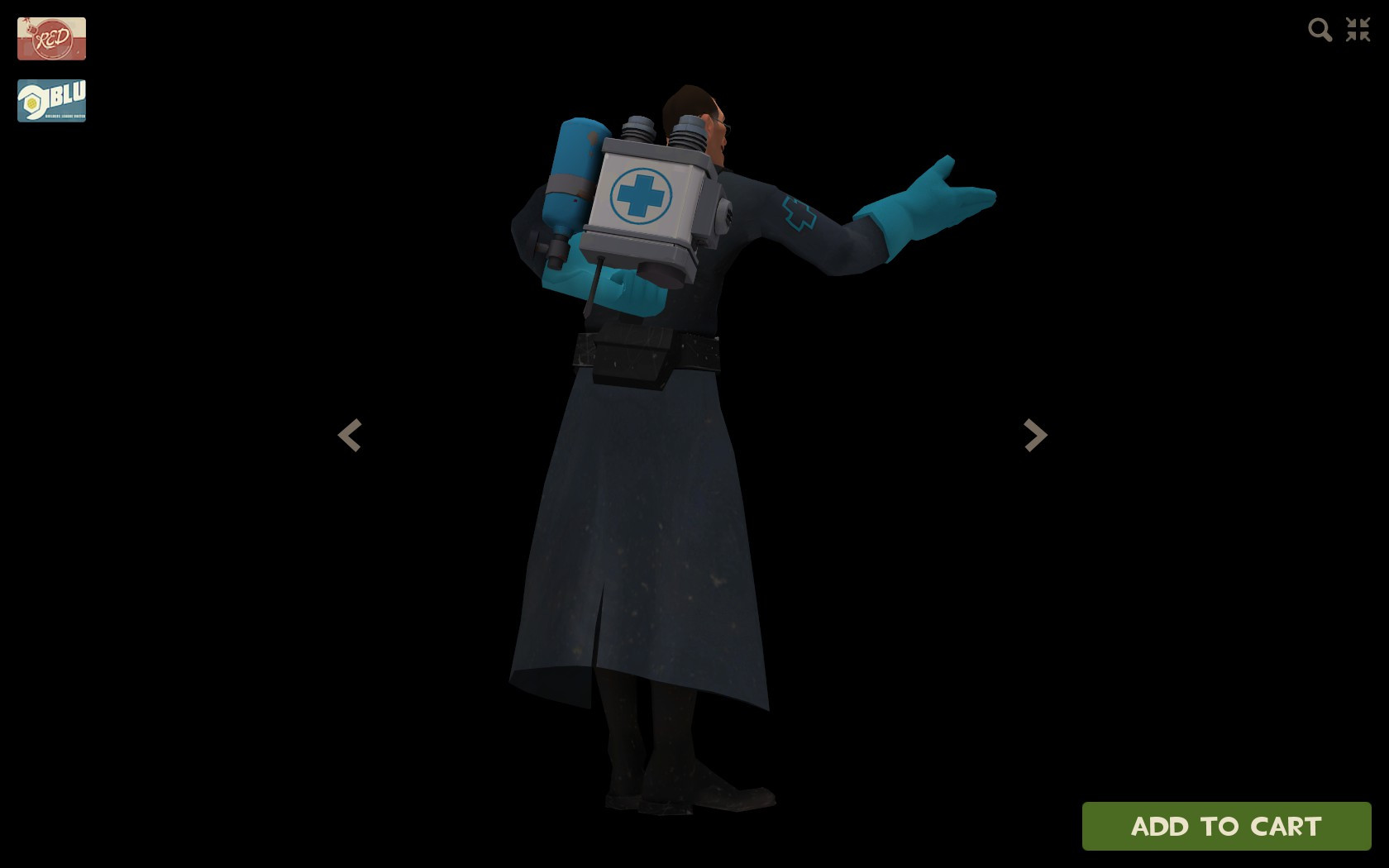 Dark medic skin [Team Fortress 2] [Mods]
