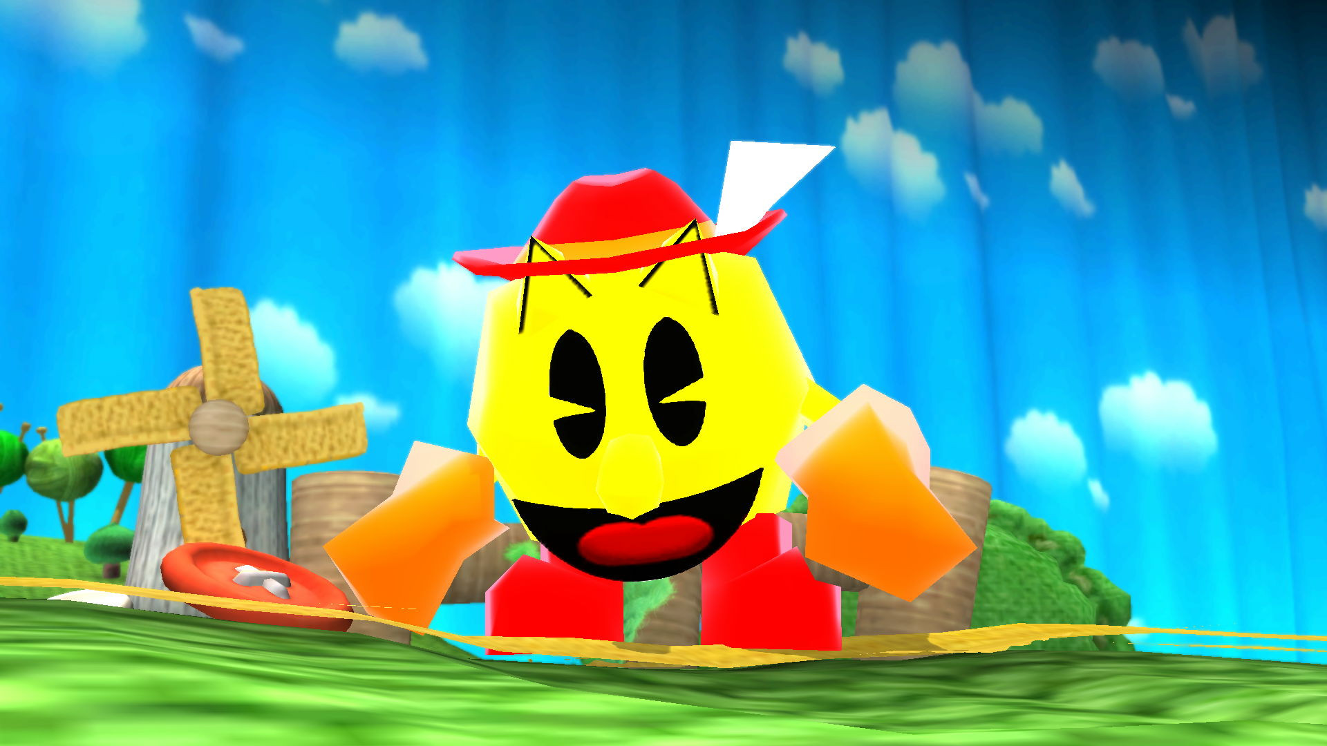 N64 Pac Land Pac-Man Mod for Super Smash Bros. (Wii U) | SSB4U Mods