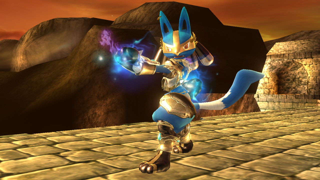 Armored Anubis Lucario (V2) [Super Smash Bros. (Wii U)] [Mods]