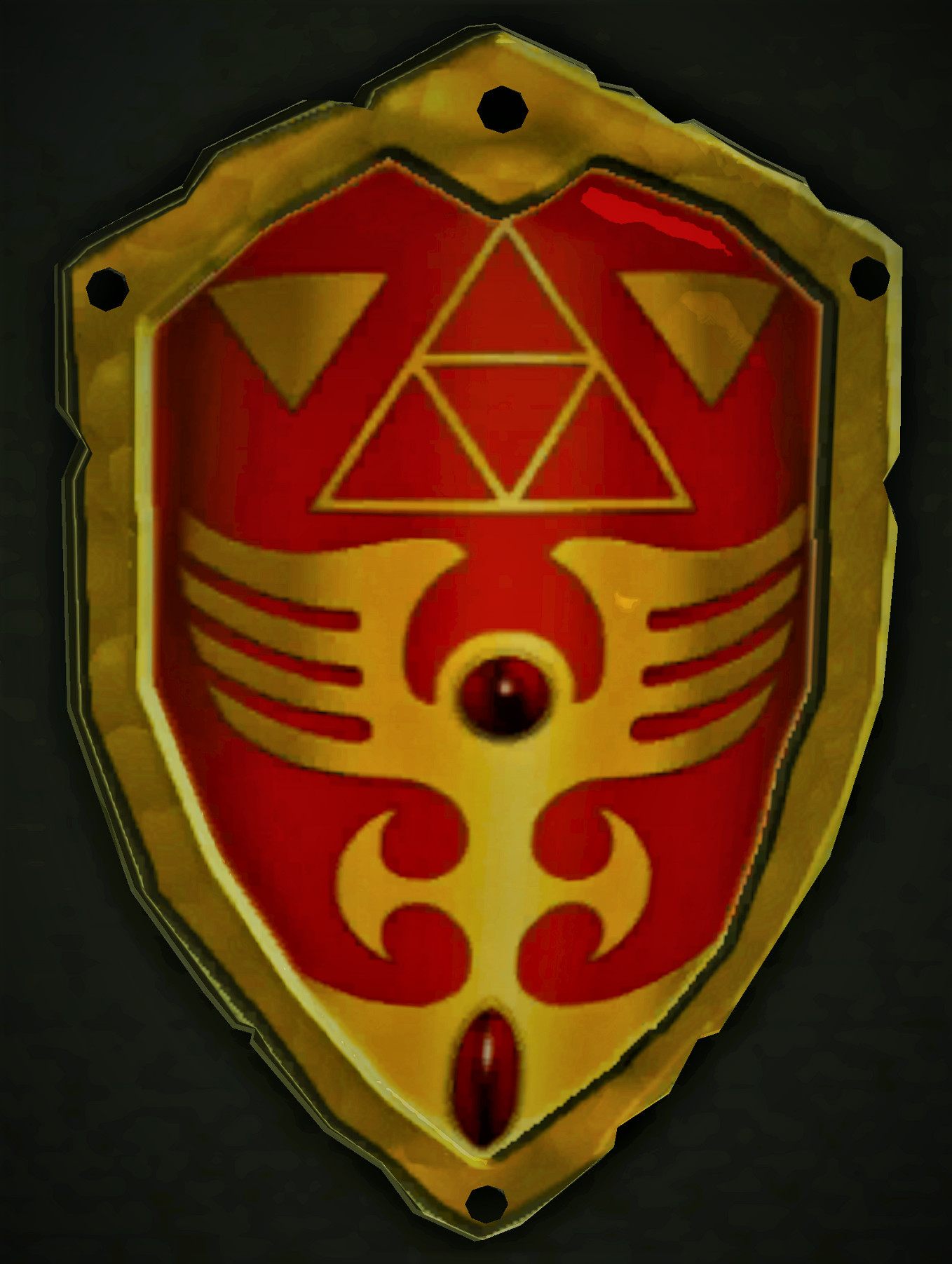 Classic Red Shield [The Legend of Zelda: Breath of the Wild (WiiU)] [Mods]
