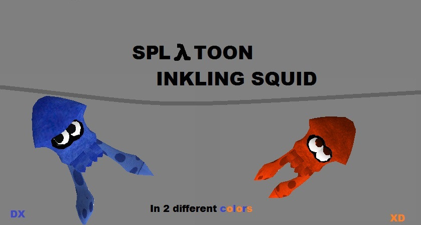 Inkling Squid From Splatoon for Headcrab skin [Half-Life] [Mods]