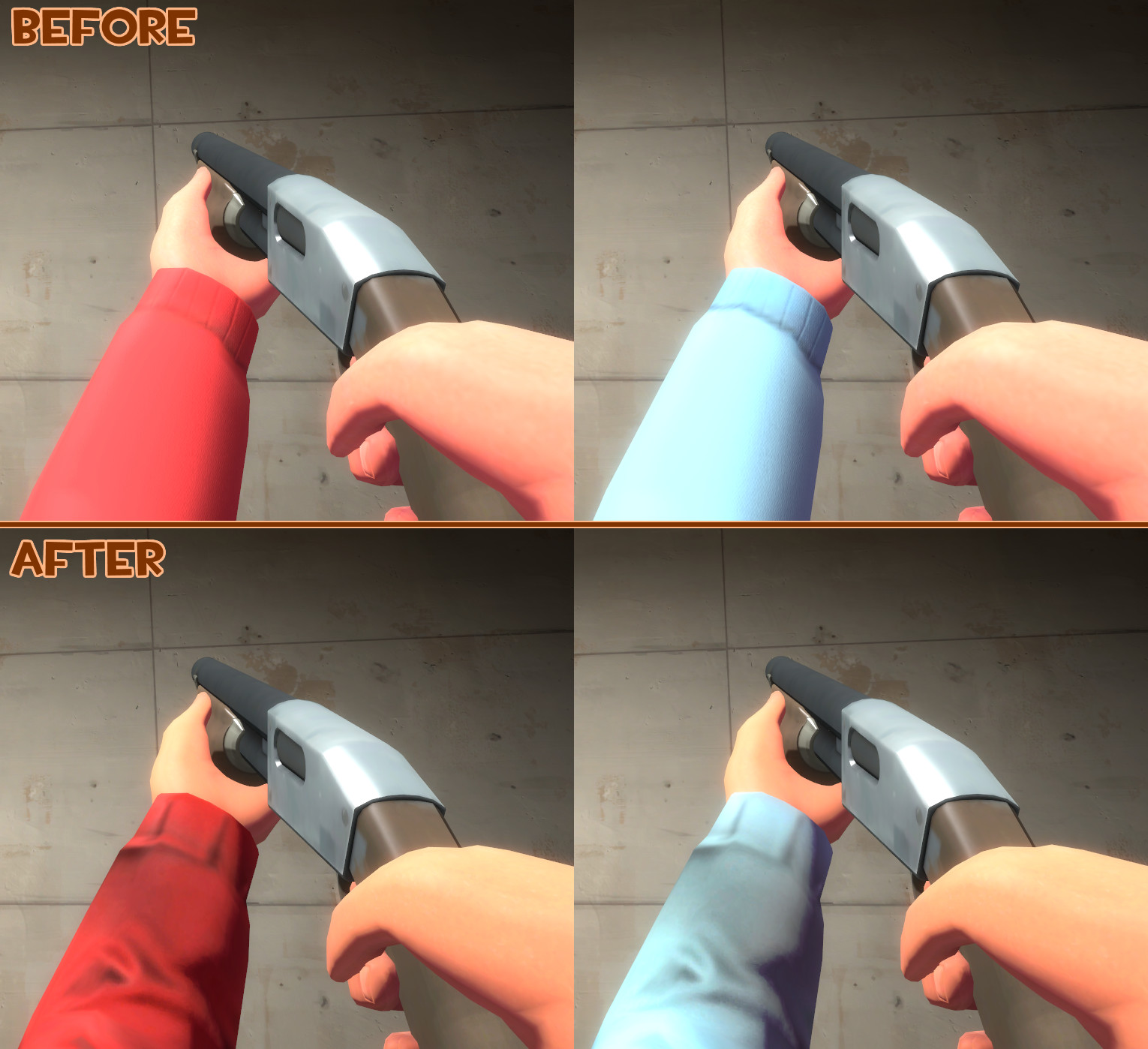 Better Soldier Viewmodel Arms [Team Fortress 2] [Mods]