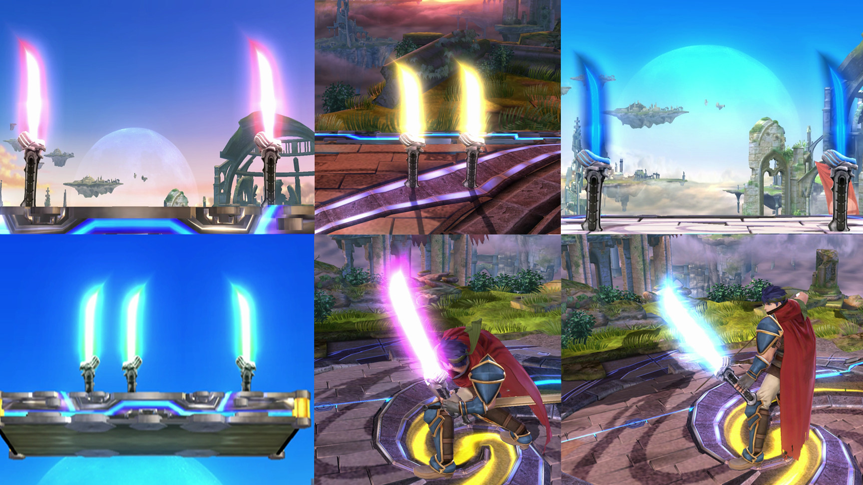 Beam Sword Recolor Pack Mod for Super Smash Bros. (Wii U) | SSB4U Mods