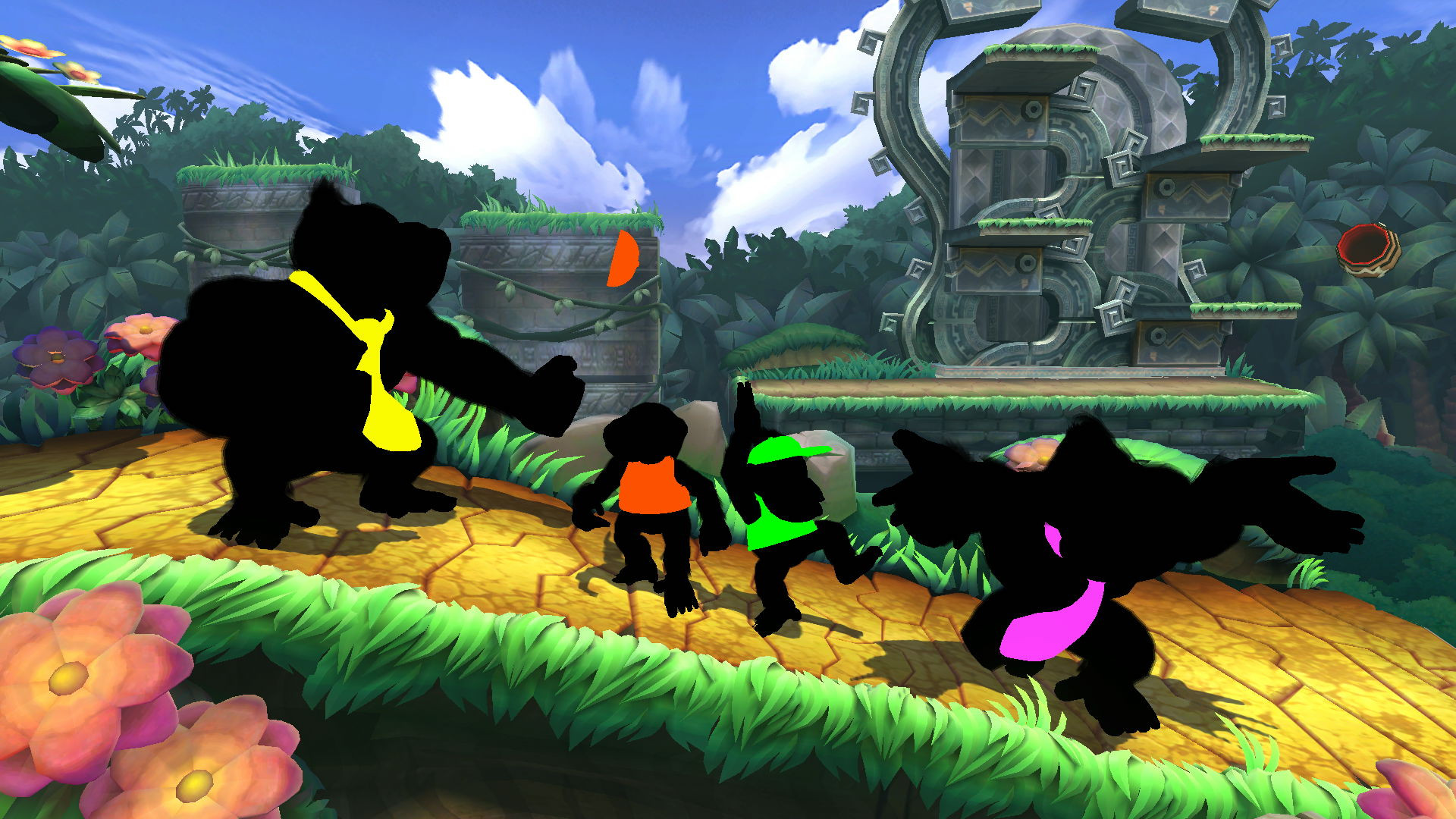 Silhouette Donkey Kong Mod for Super Smash Bros. (Wii U) | SSB4U Mods