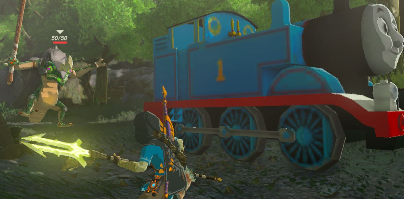 Thomas the Tank Engine (Giant Horse) Mod for The Legend of Zelda ...
