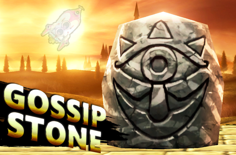 Gossip Stone [Super Smash Bros. (Wii U)] [Mods]
