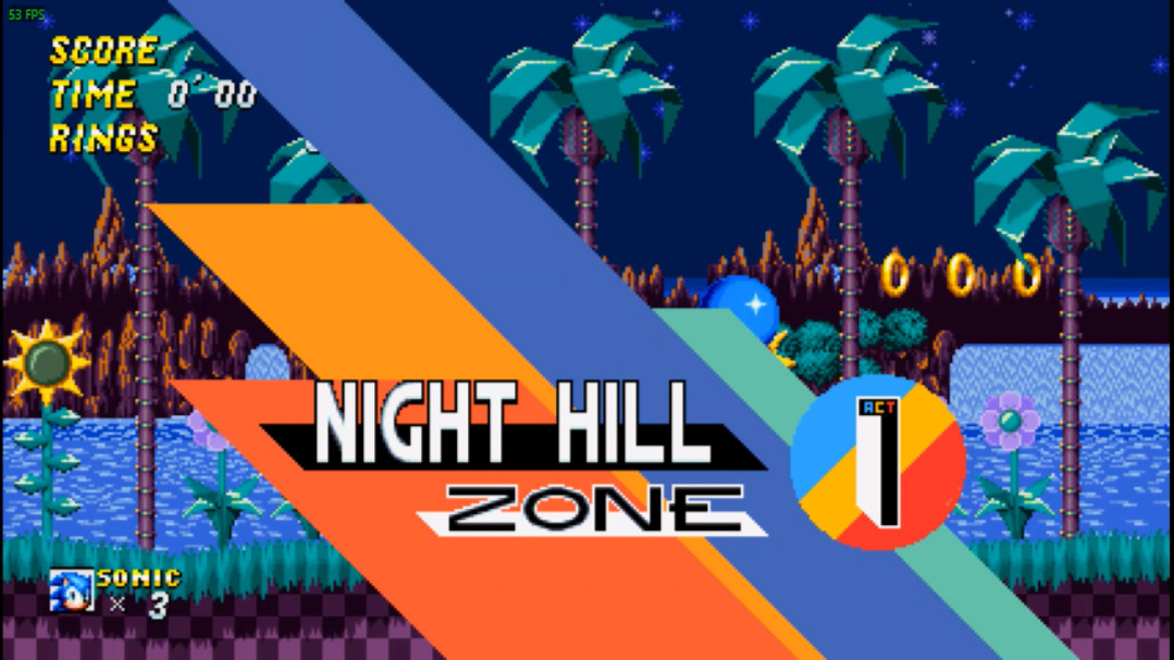 Night Hill Zone Mod for Sonic Mania | SM Mods