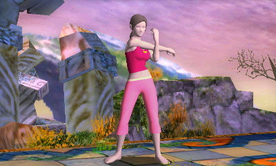 Wii Fit Trainer Peach Mod for Super Smash Bros. (3DS) | SSB3DS Mods