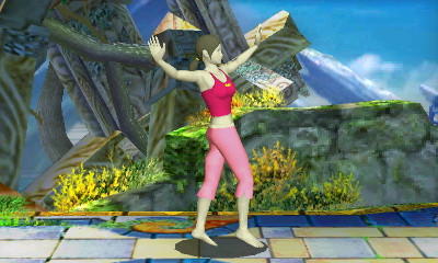 Wii Fit Trainer Peach Mod for Super Smash Bros. (3DS) | SSB3DS Mods