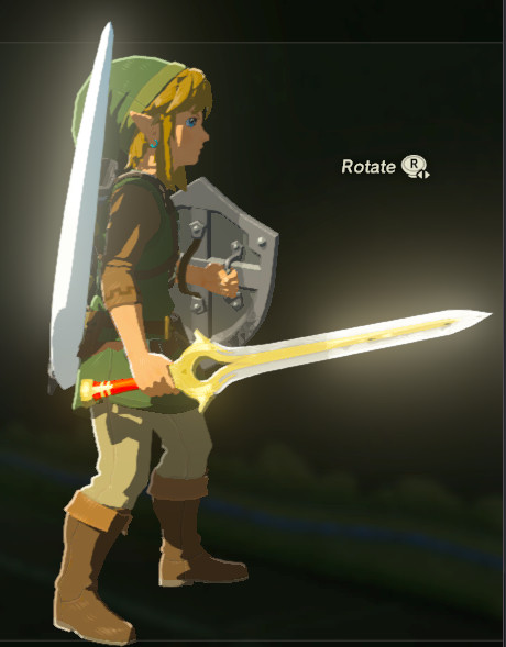 Parallel Falchion over Knight's Broadsword Mod for The Legend of Zelda ...