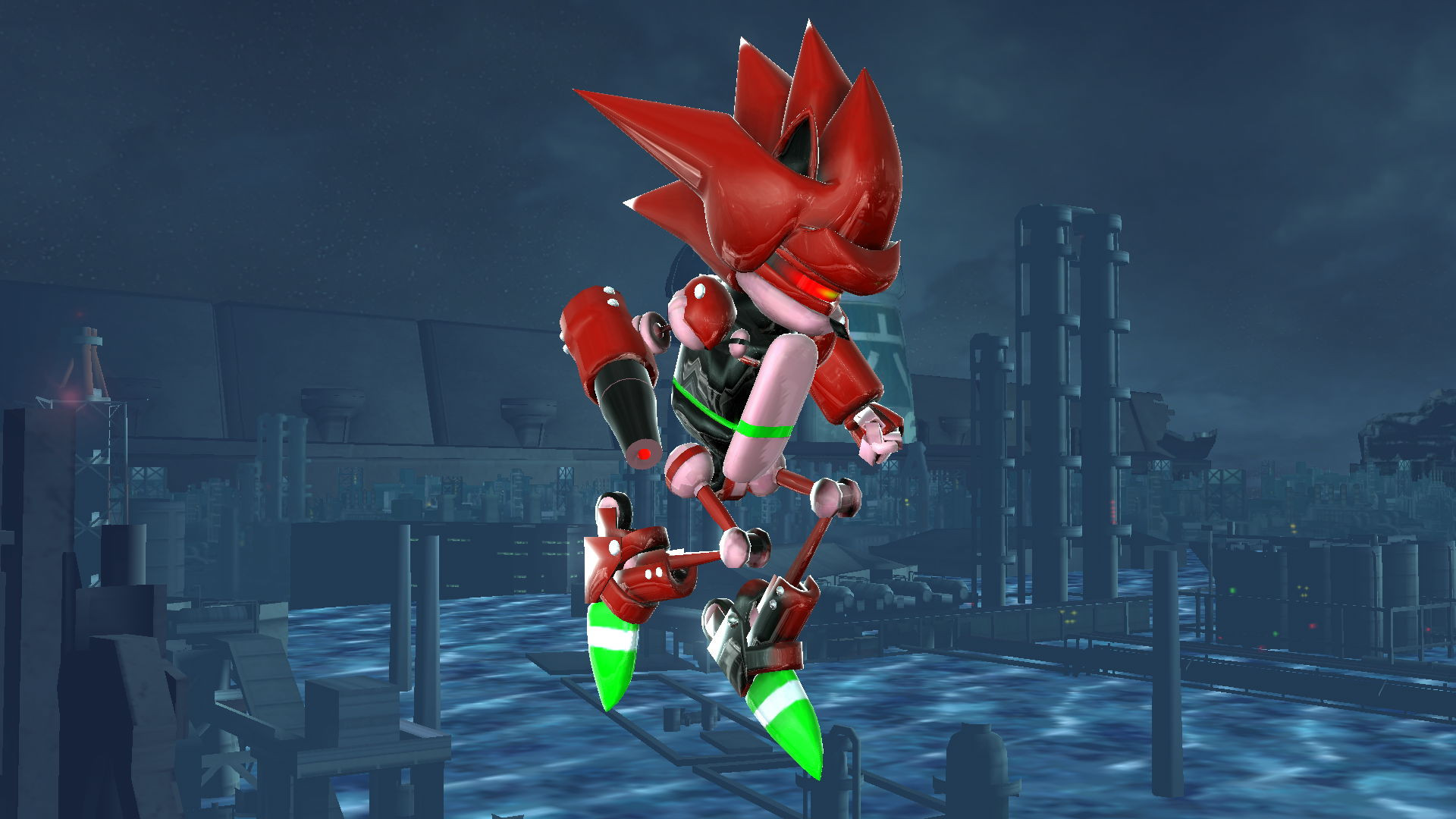 Mecha Sonic Mod for Super Smash Bros. (Wii U) | SSB4U Mods