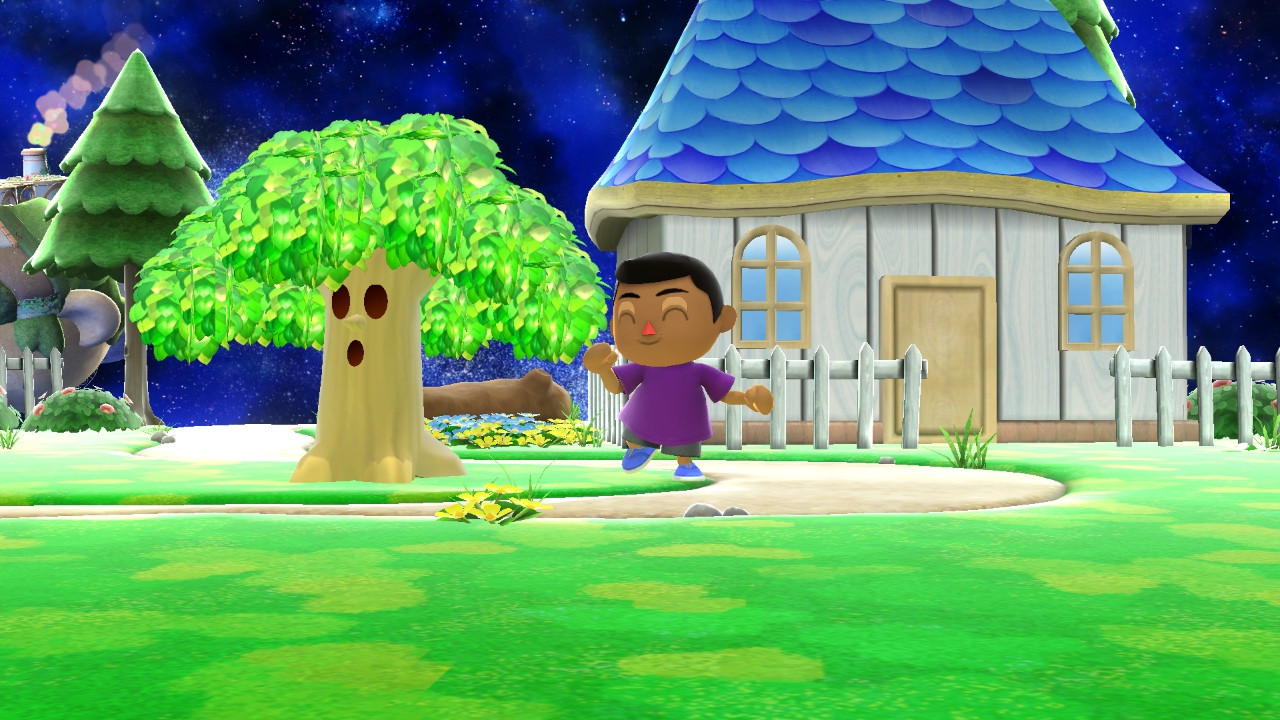 Whispy Woods over Villager's Tree Mod for Super Smash Bros. (Wii U ...