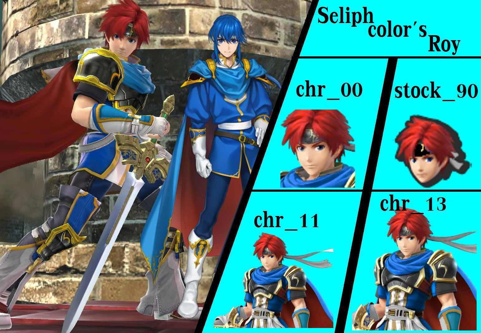 Seliph color's Roy [Super Smash Bros. (Wii U)] [Mods]