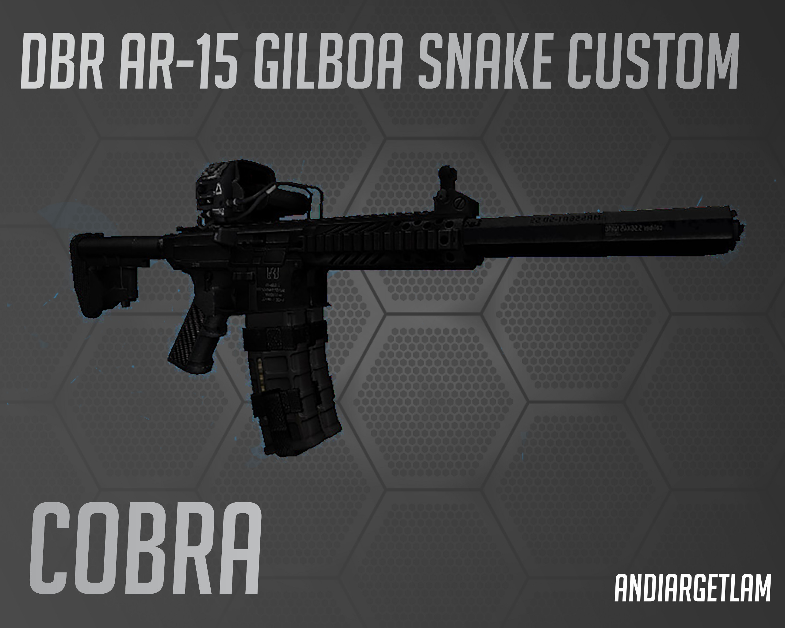 DBR AR-15 Gilboa Snake Custom - Cobra Mod for Counter-Strike 1.6 | CS1 ...