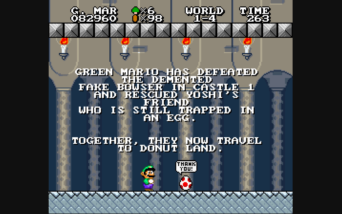 Green Mario (SMW) Mod for Boll Deluxe | BDX Mods