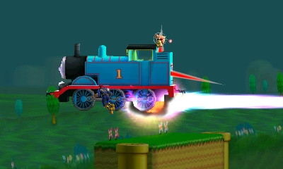 Thomas the Tank Engine over Blue Falcon Mod for Super Smash Bros. (3DS ...