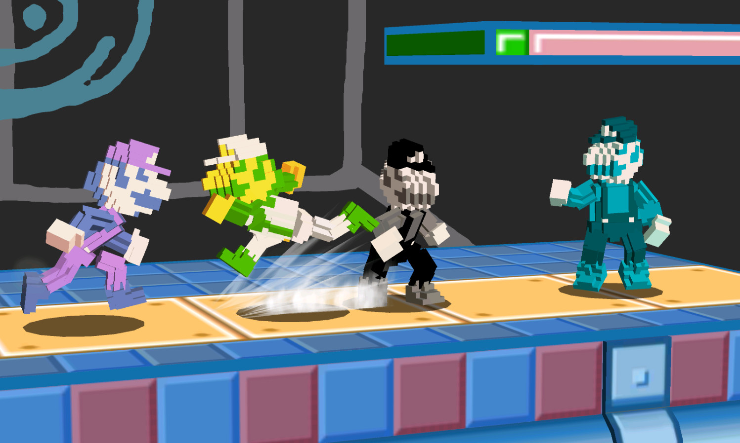 8-Bit Super Mario Mod for Super Smash Bros. (3DS) | SSB3DS Mods