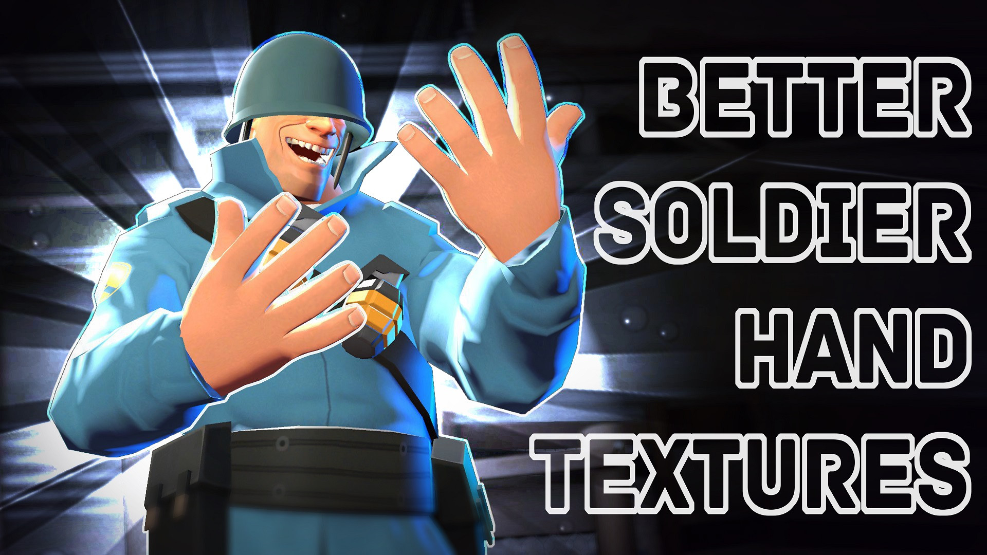 Better soldier hand textures Mod for Team Fortress 2 | TF2 Mods