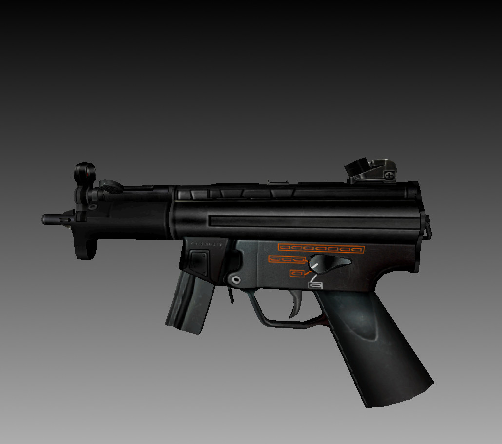 MP5K for Pistol Mod for Half-Life 2 | HL2 Mods