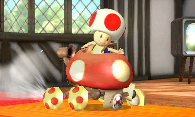 Toad over Bowser Jr. Mod for Super Smash Bros. (3DS) | SSB3DS Mods