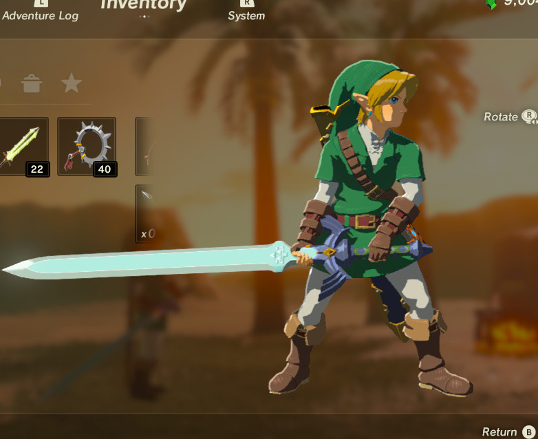 Real Two Handed MasterSword Mod for The Legend of Zelda: Breath of the ...