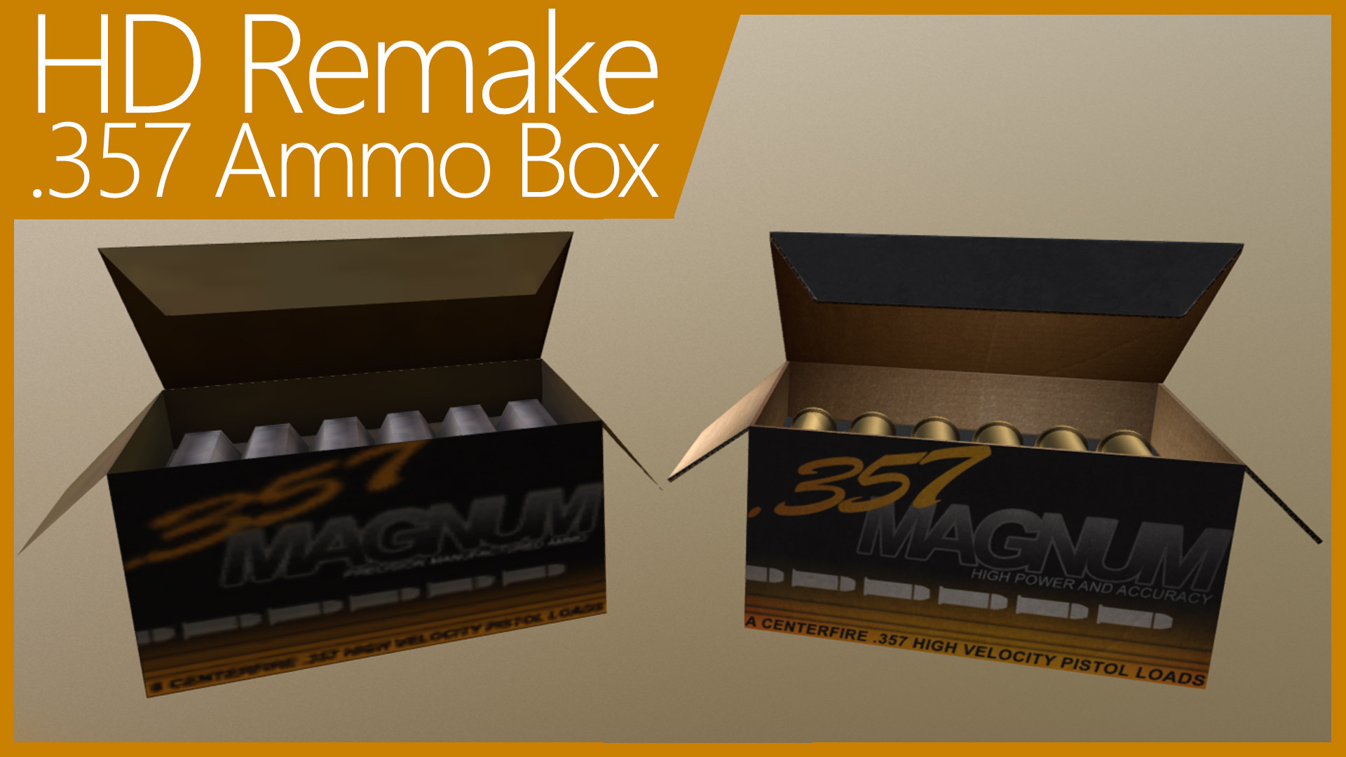 HD Remake .357 Ammo Box Mod for Half-Life 2 | HL2 Mods