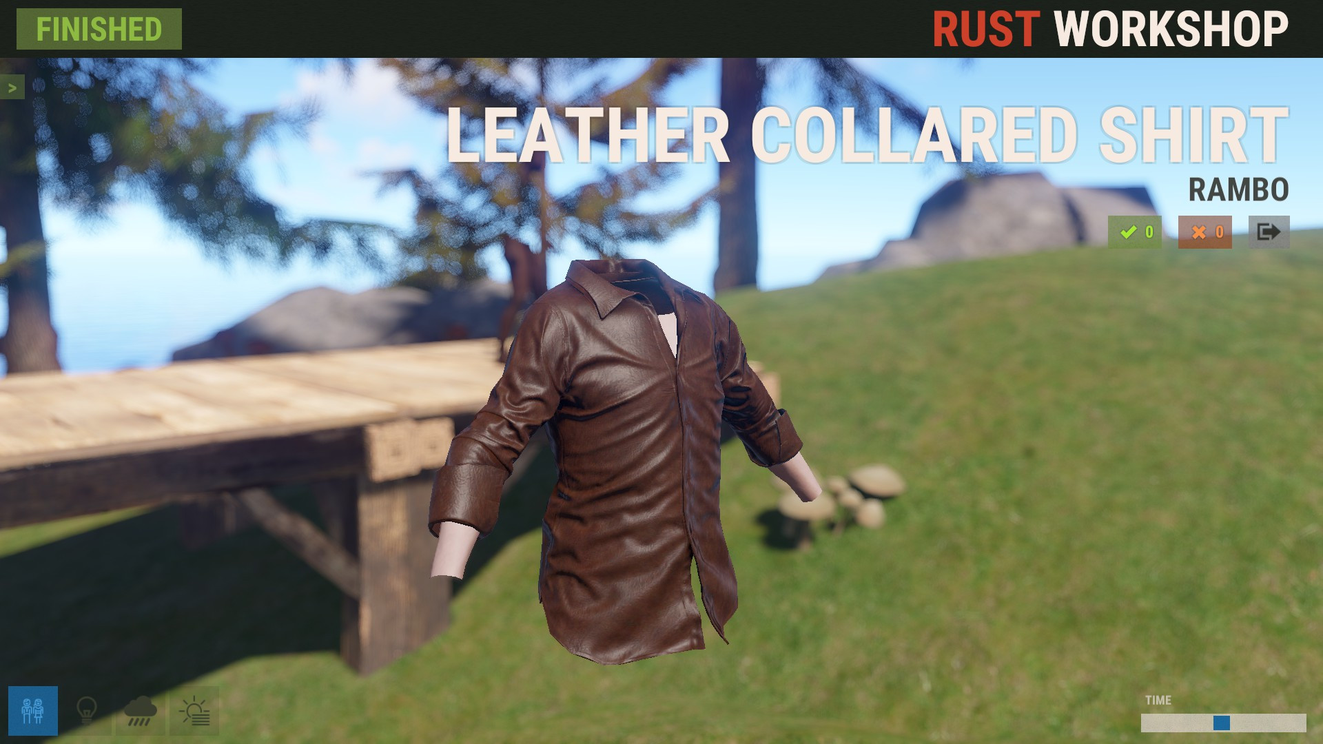 leather collared shirt Mod for Rust | Rust Mods