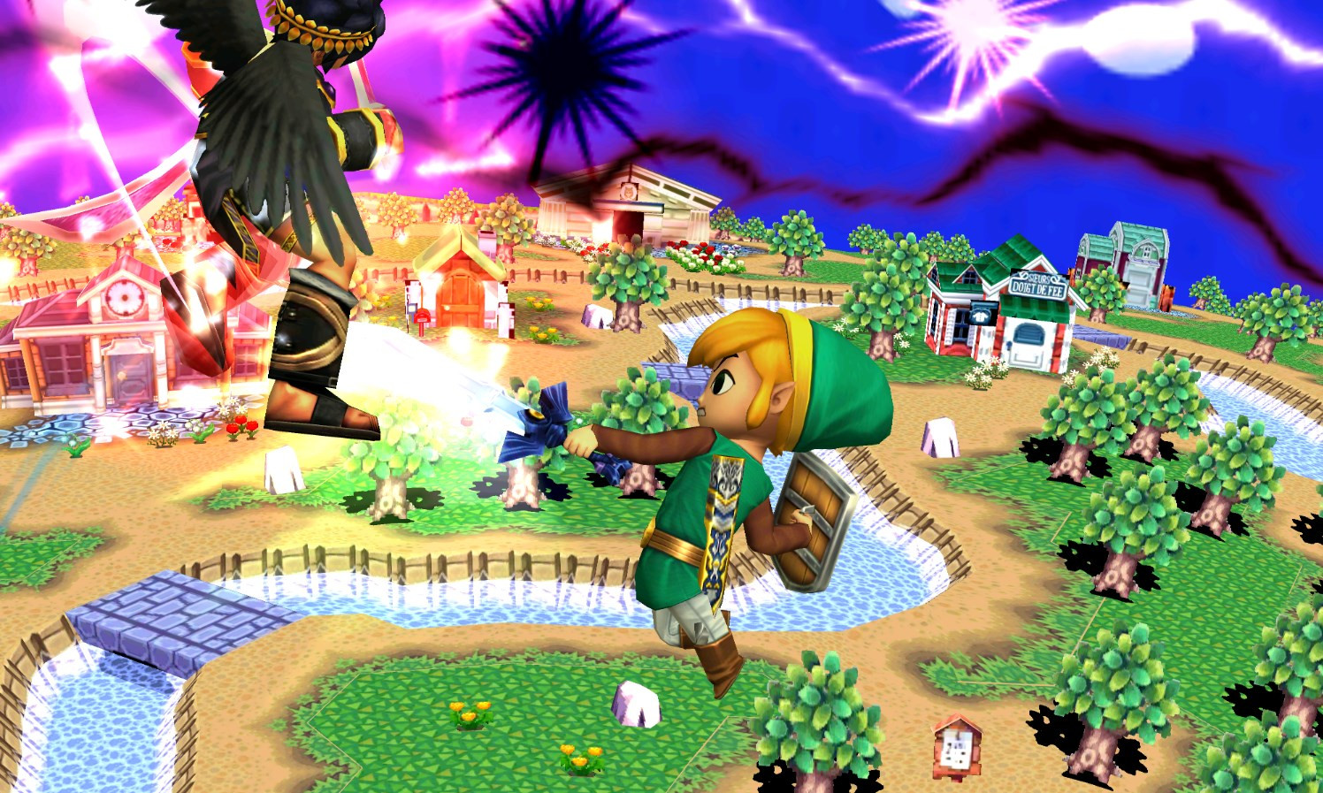 Smashville 3DS Mod for Super Smash Bros. (3DS) | SSB3DS Mods