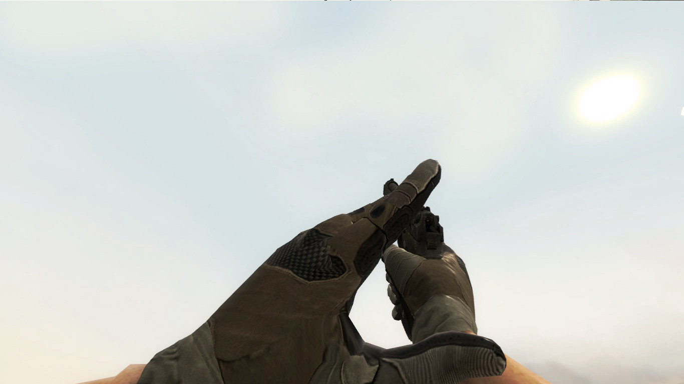 Brown & White Gloves : [Basildoom Like Gloves] Mod for Counter-Strike ...