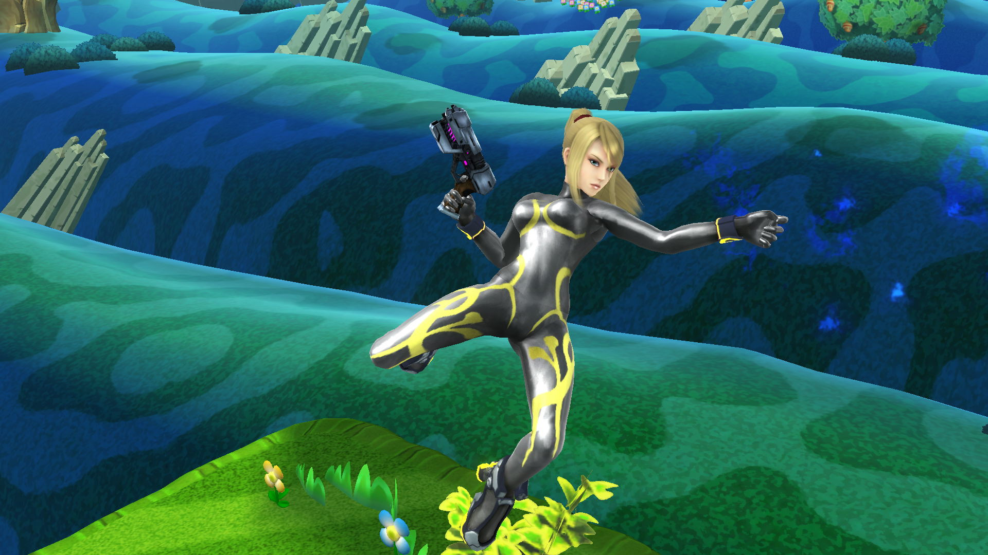 Xenoblade X Celica based ZSS [Super Smash Bros. (Wii U)] [Mods]