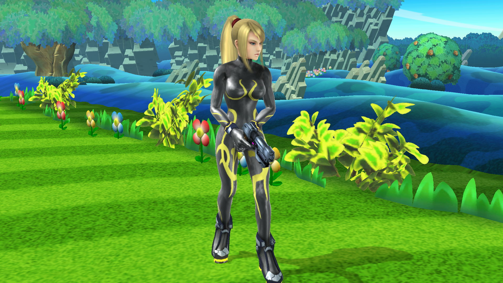 Xenoblade X Celica based ZSS [Super Smash Bros. (Wii U)] [Mods]