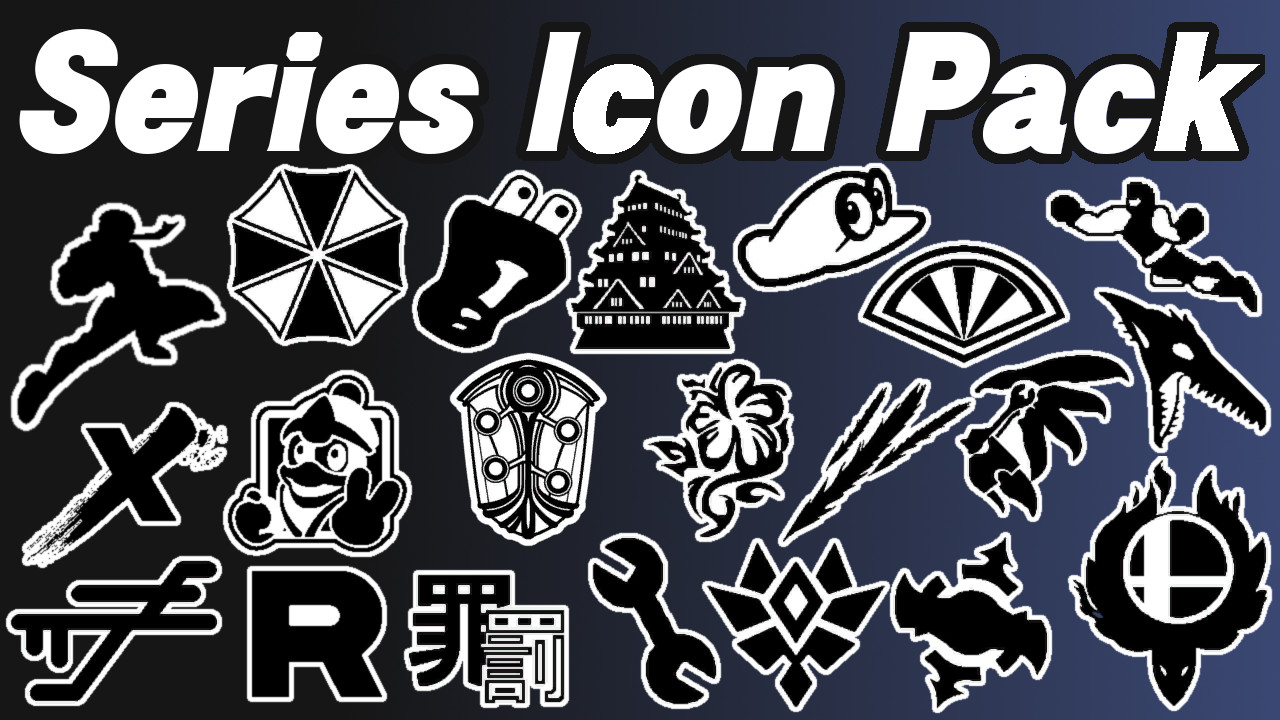 Custom Series Icon Pack [Super Smash Bros. Ultimate] [Mods]