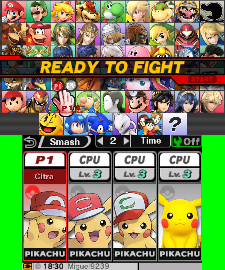 Ash-Pikachu Modpack V2 Mod for Super Smash Bros. (3DS) | SSB3DS Mods