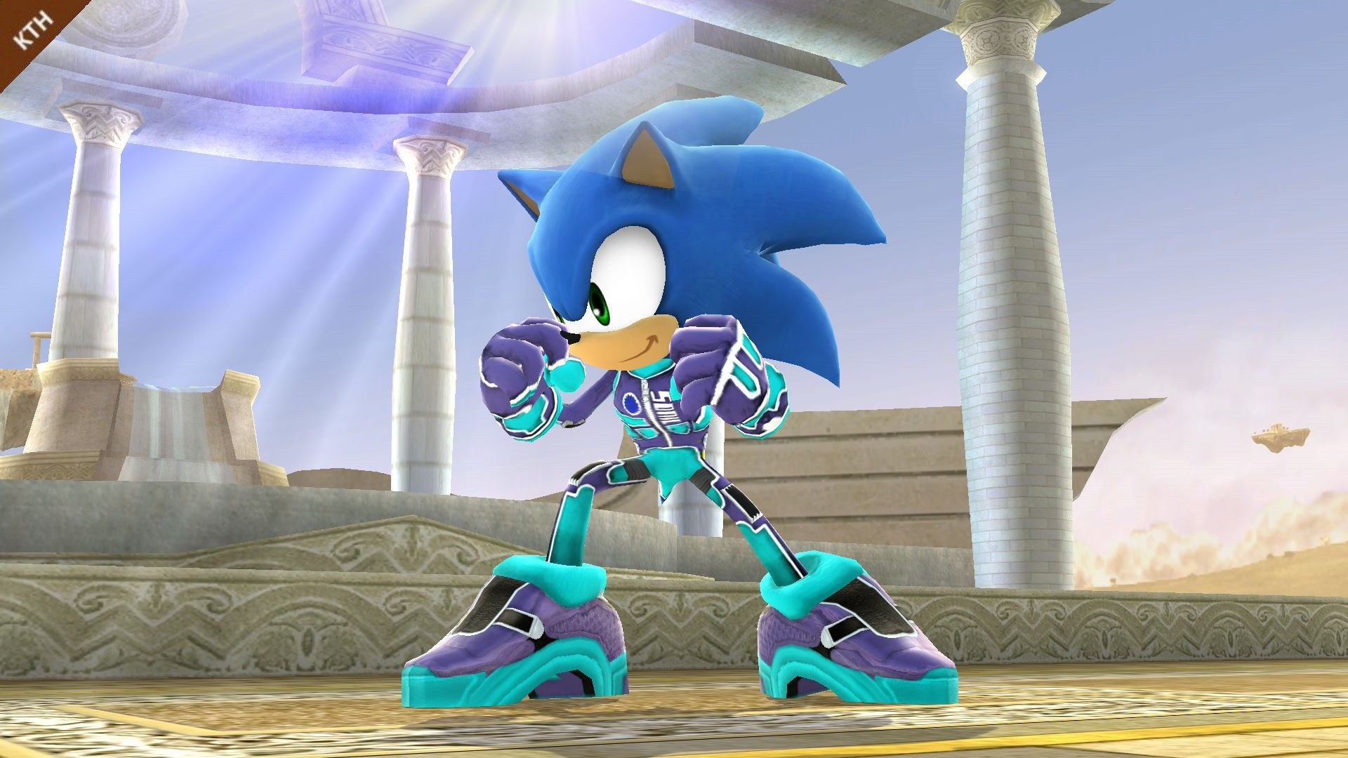 Race suit Sonic (SA2) Mod for Super Smash Bros. (Wii U) | SSB4U Mods