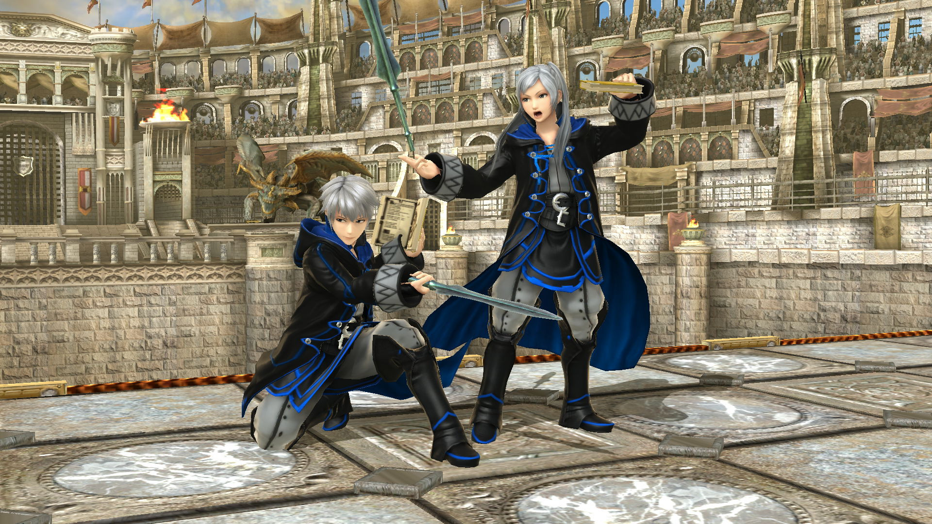 Black and Blue Robin [Super Smash Bros. (Wii U)] [Mods]