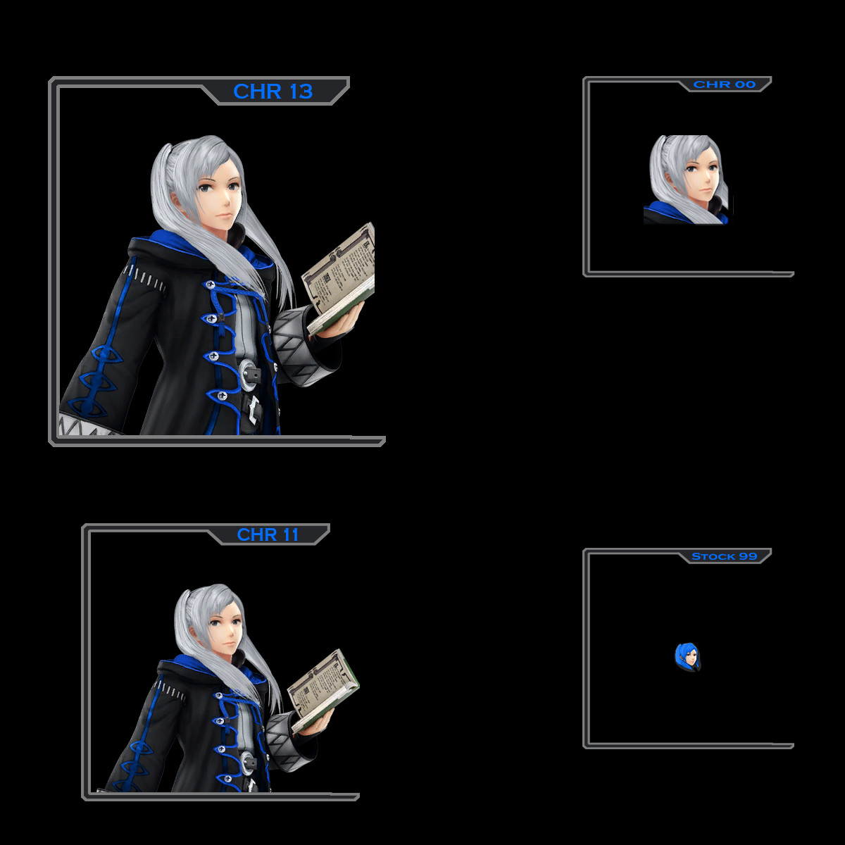 Black and Blue Robin [Super Smash Bros. (Wii U)] [Mods]