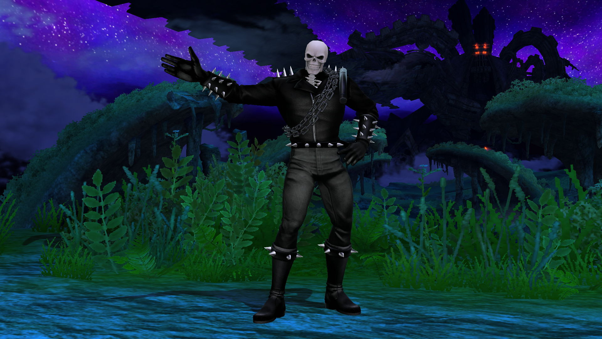 Ghost Rider (UMvC3 skin) [Super Smash Bros. (Wii U)] [Mods]