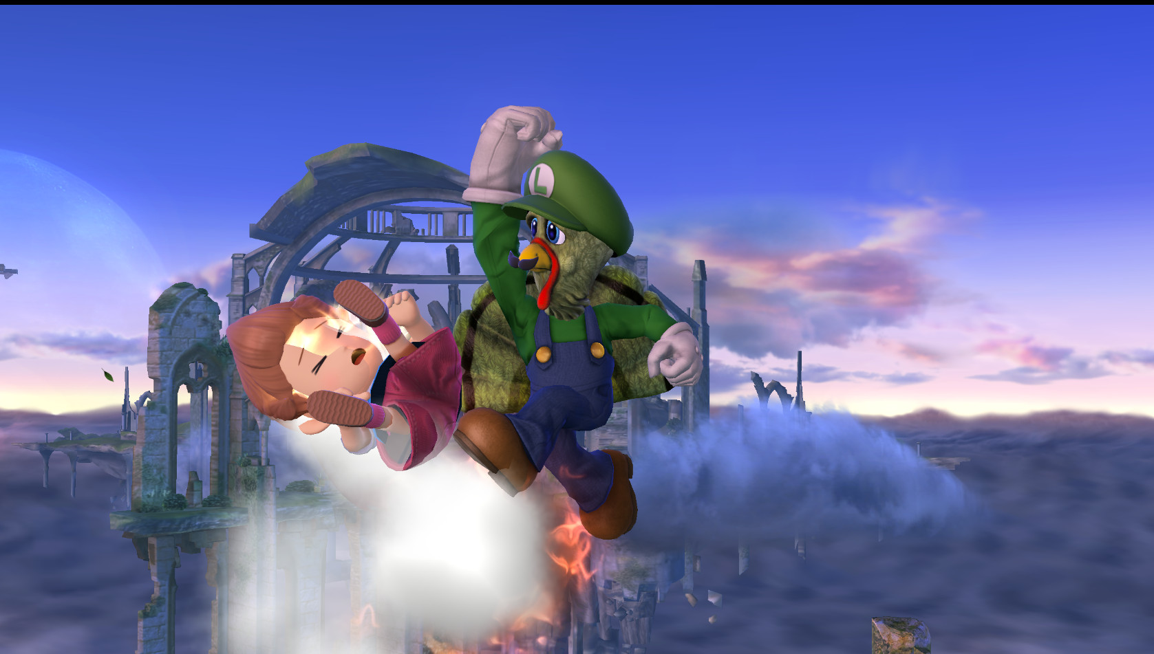Turkey Luigi Mod for Super Smash Bros. (Wii U) | SSB4U Mods