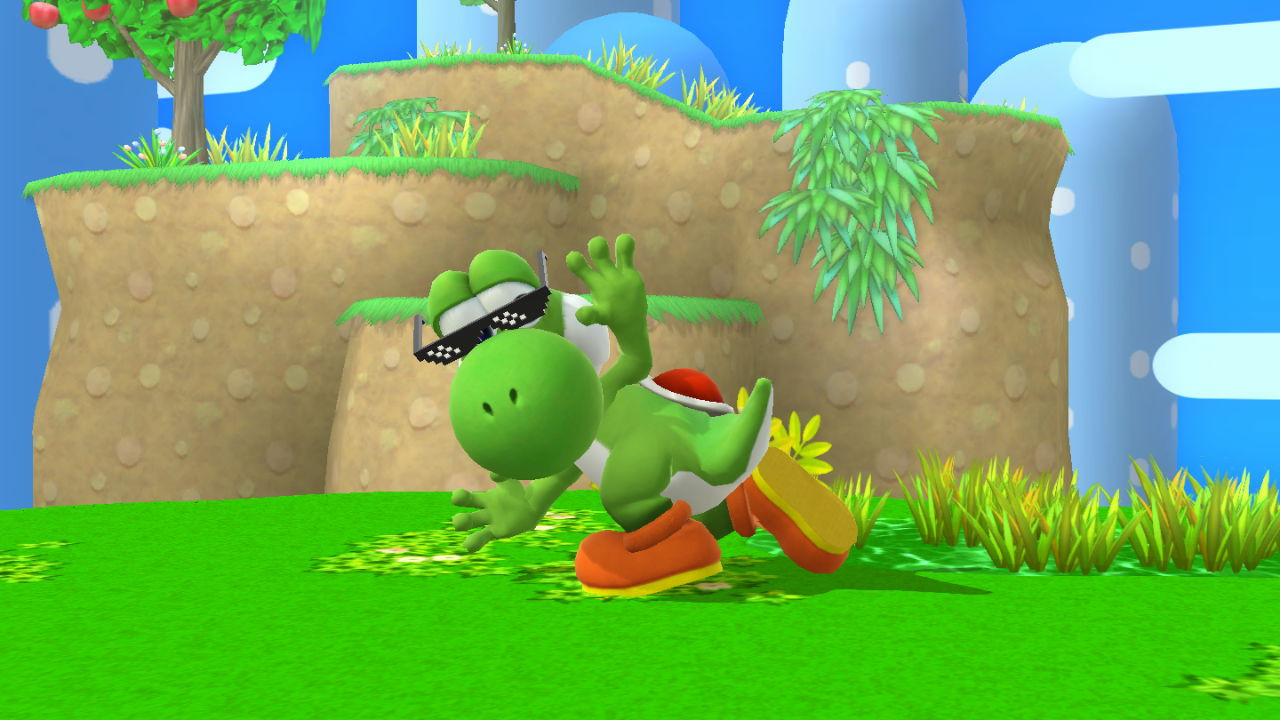MLG Yoshi Mod for Super Smash Bros. (Wii U) | SSB4U Mods