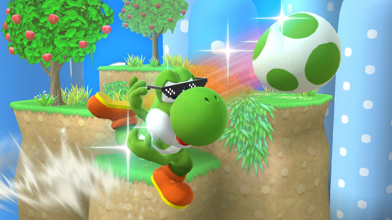 MLG Yoshi Mod for Super Smash Bros. (Wii U) | SSB4U Mods
